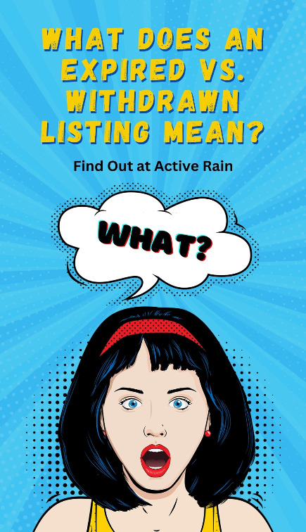 Difference of Expired vs Withdrawn Real Estate Listings