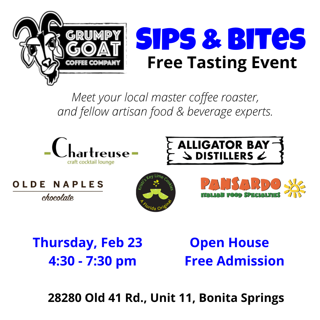 Grumpy Goat Coffee Hosts Sips and Bites Open House