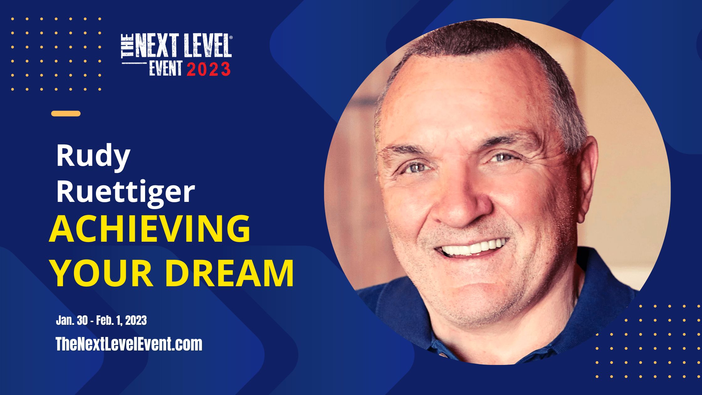 Achieving YOUR Dream-Inspired by Rudy Ruettiger