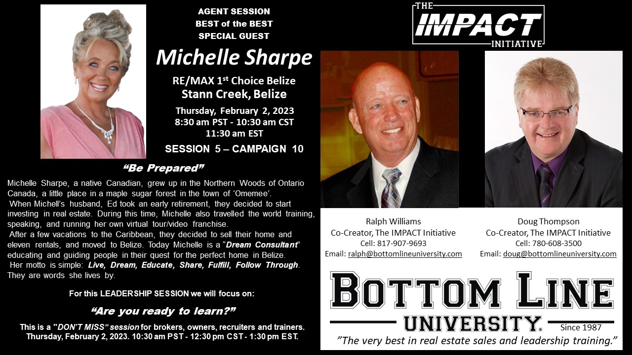 Michelle Sharpe, Special Guest on The IMPACT Initiative
