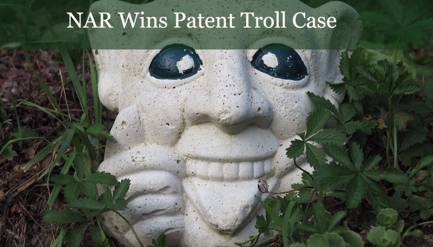 Winning the Patent Troll For the Real Estate Industry
