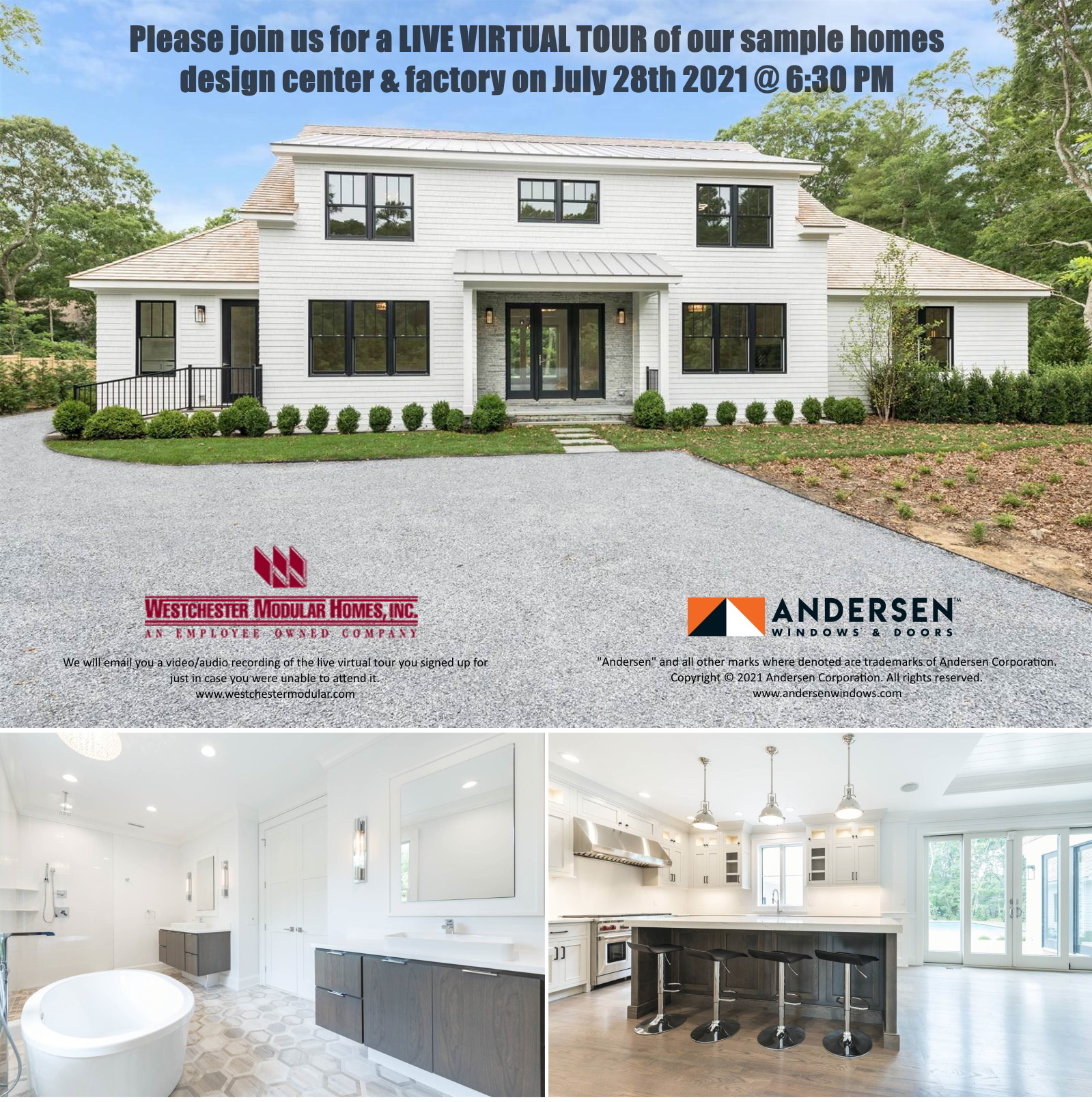 GUIDED LIVE VIRTUAL TOUR - Westchester Modular Homes
