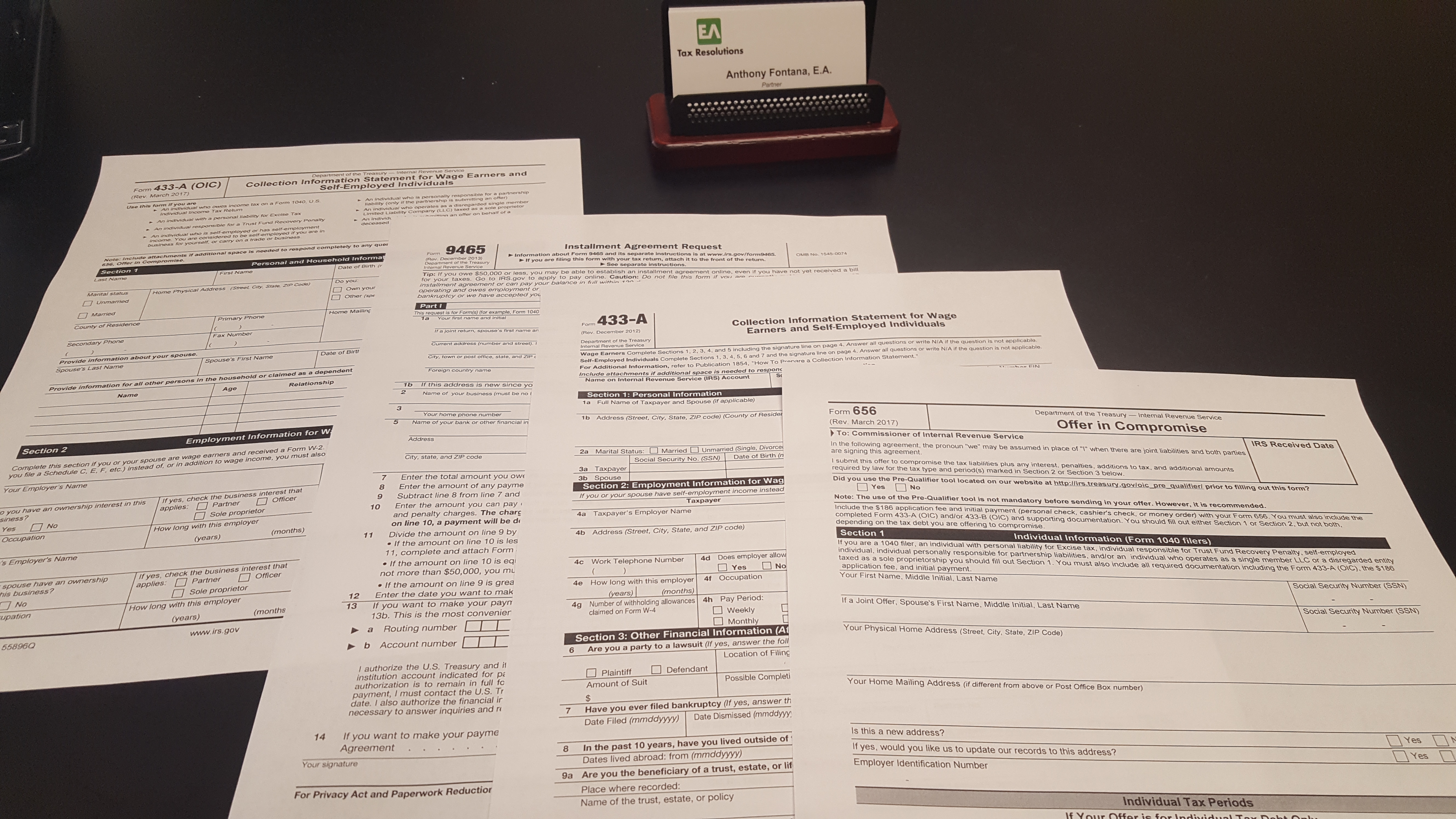 Options for Tax Debt Relief Orange County, CA