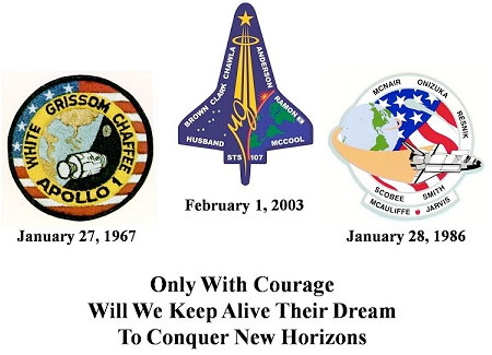 Today is NASA's Day of Remembrance. Thank You To Our Fa