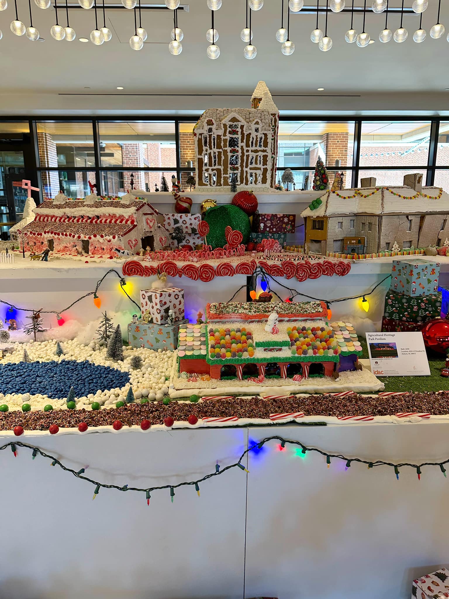 Auburn Gingerbread Village at the Tony and Libba Rane C