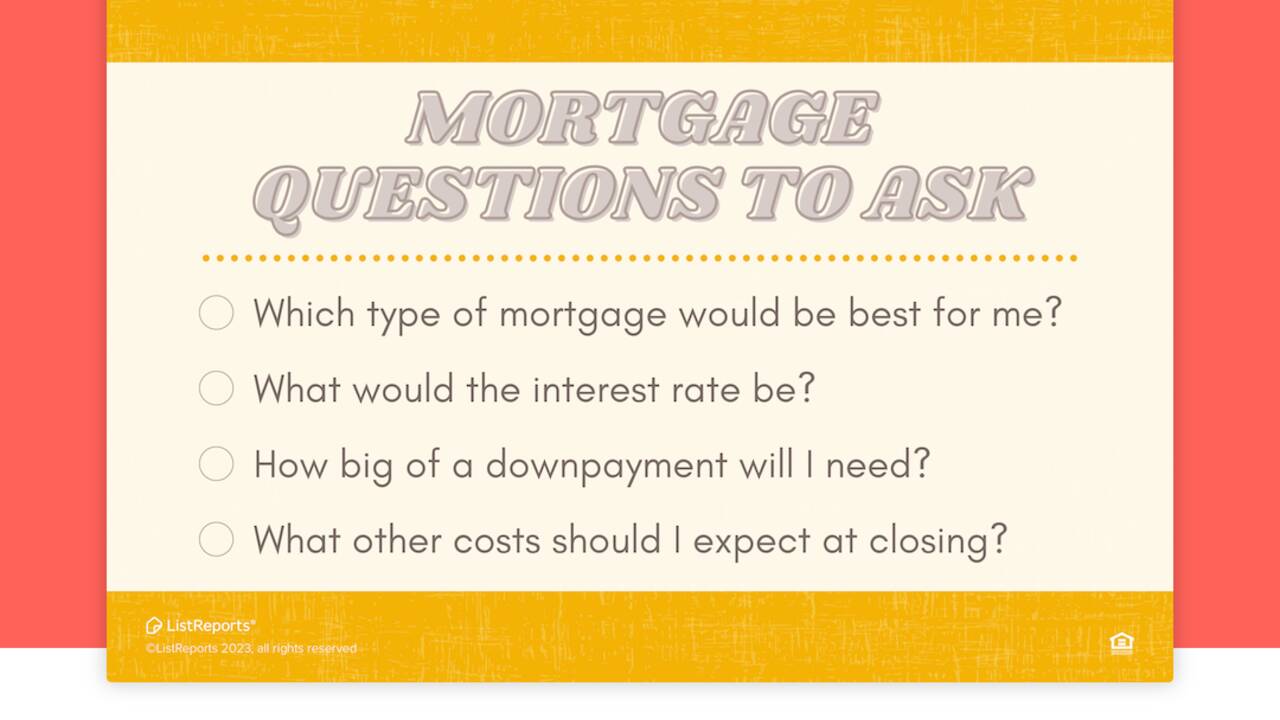 Mortgage questions