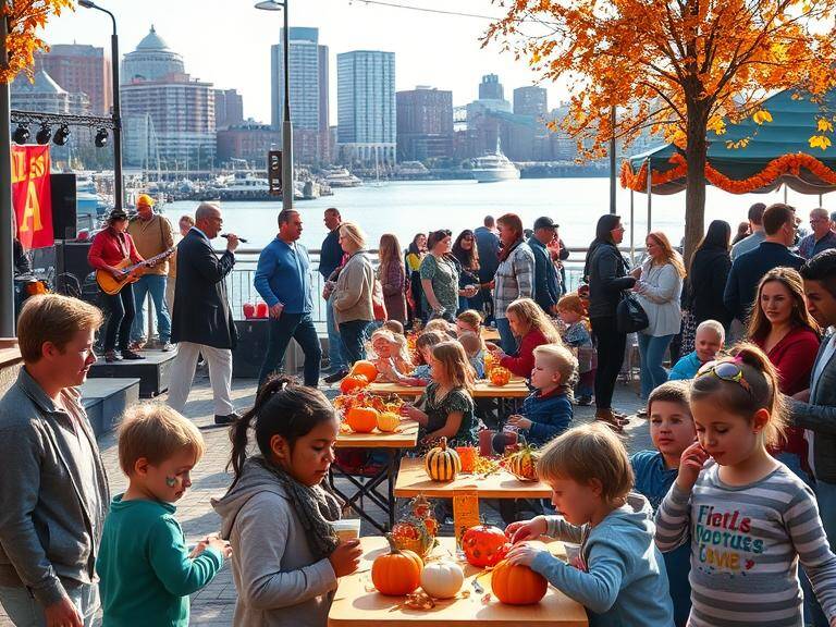 Atlantic Wharf Fall Fest 2025 Boston Free Fun
