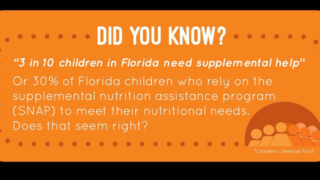 FL Farm Share to provide food for families in need.