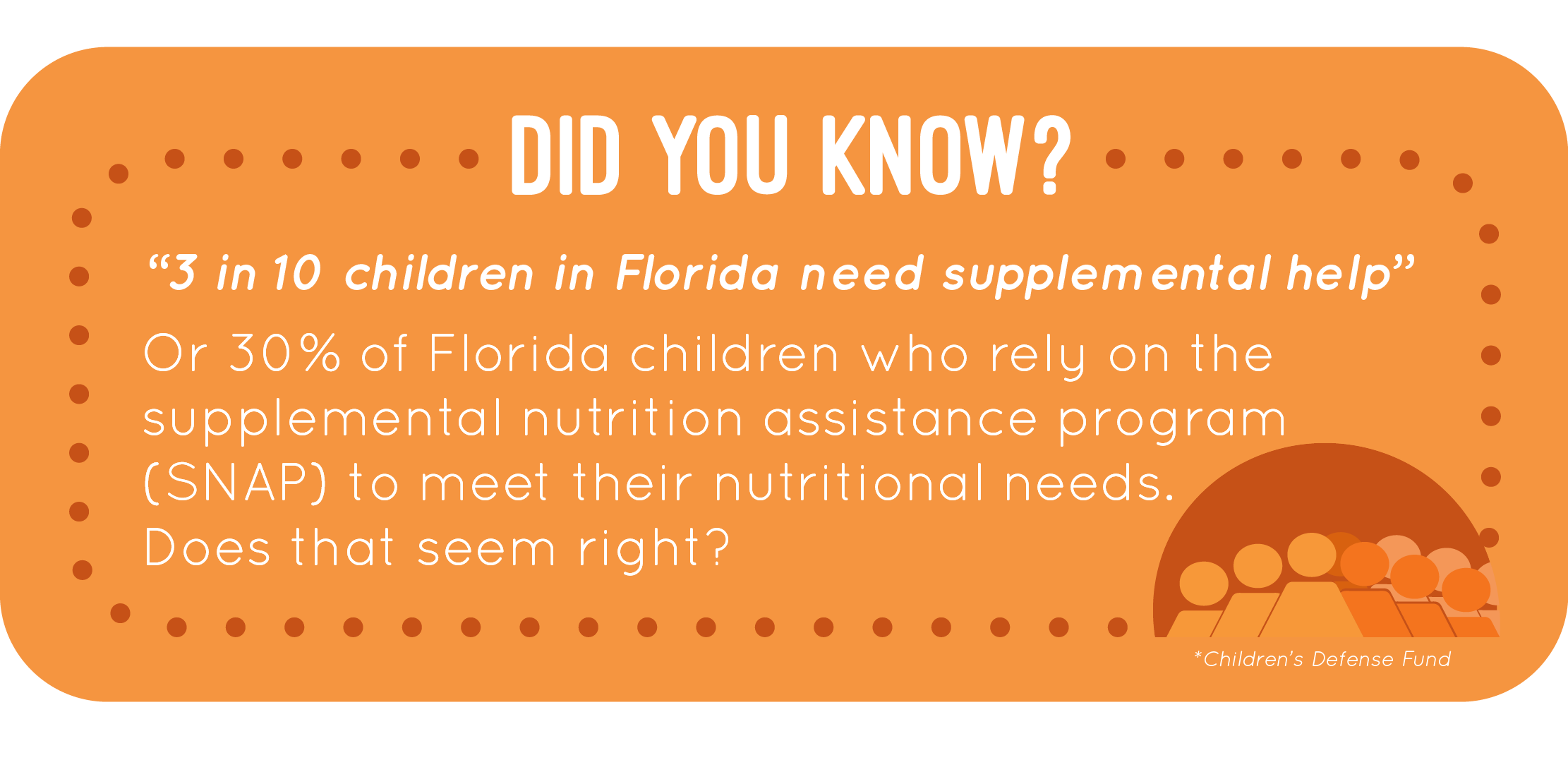 FL Farm Share to provide food for families in need.