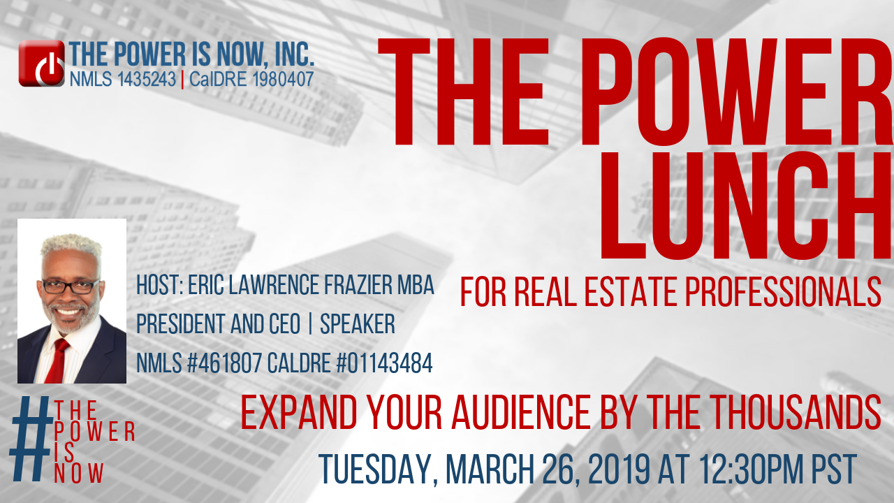 Join me today on our "The Power Lunch" Today at 12:30PM