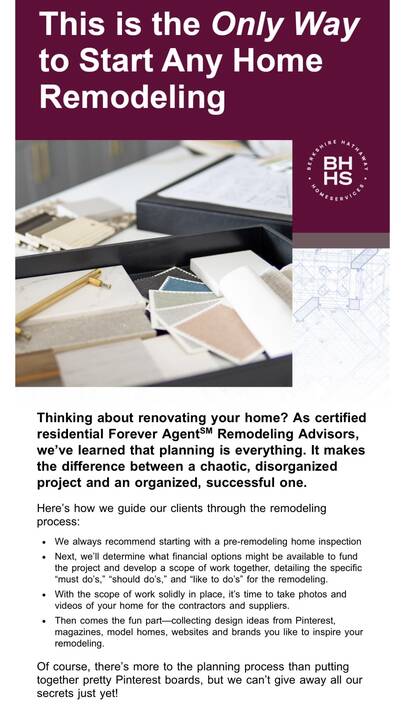 This is the Only Way to Start Any Home Remodeling