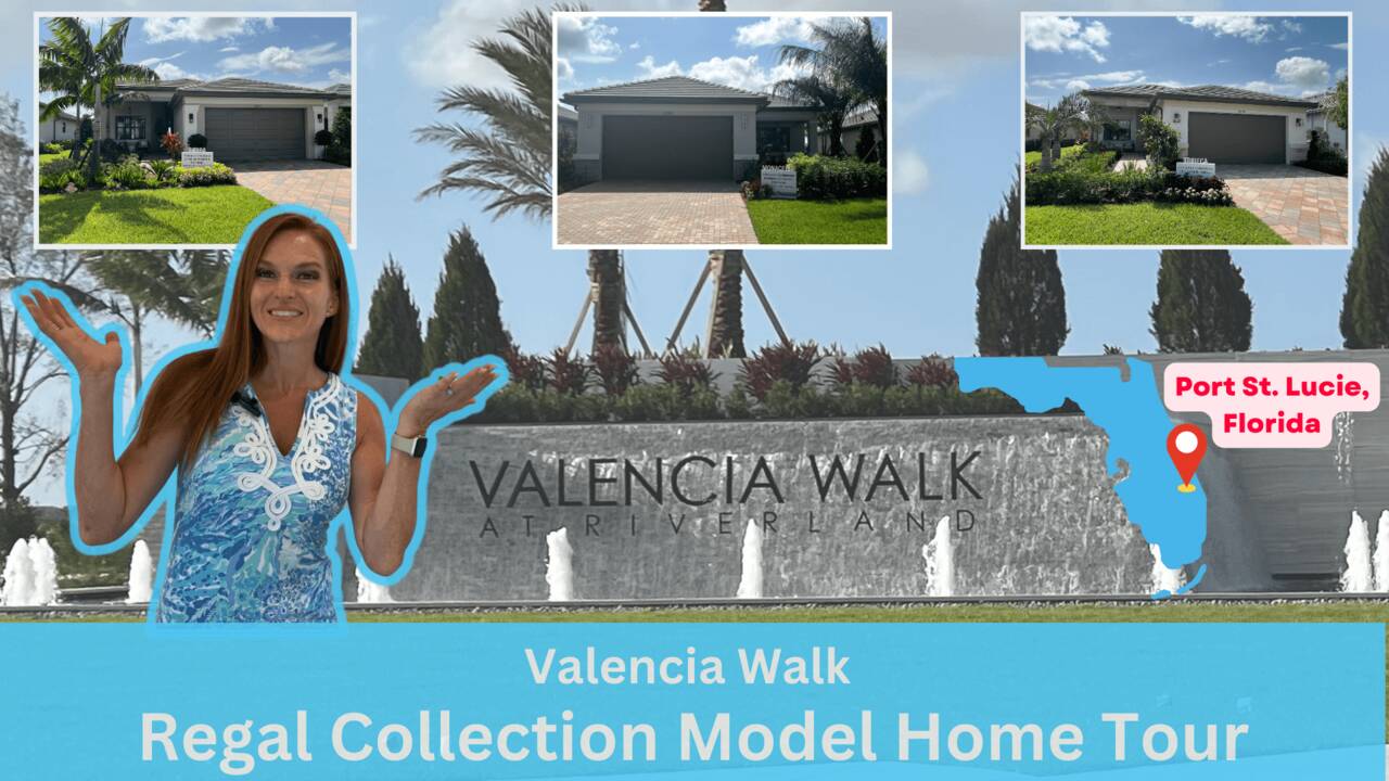 New Home Tour at Valencia Walk Port St Lucie, Florida