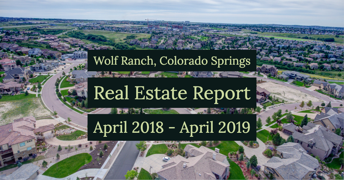 Wolf Ranch, Colorado Springs Real Estate Report Apr 201