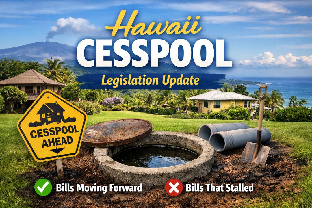 Buying or Selling on Hawaii Island? Cesspool Update