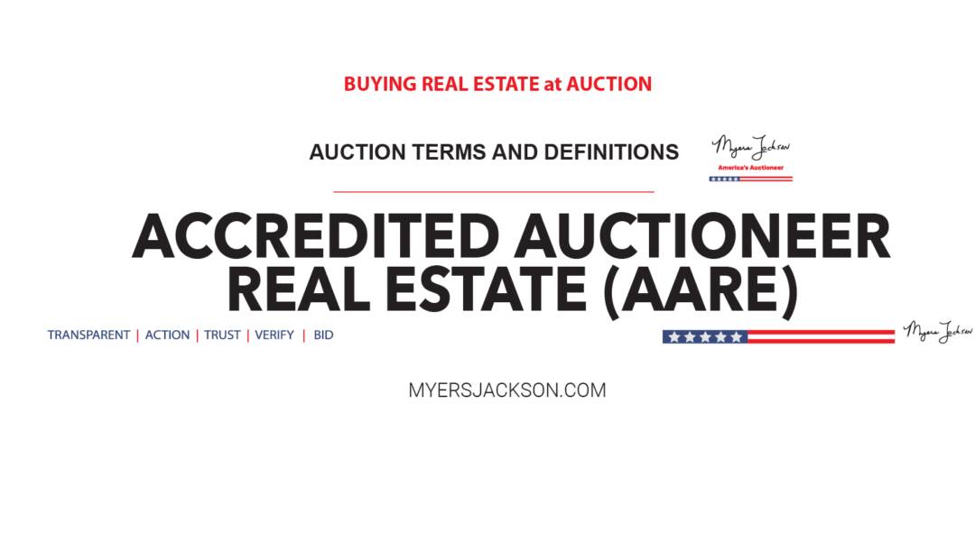 What Is an Accredited Auctioneer Real Estate (AARE)?