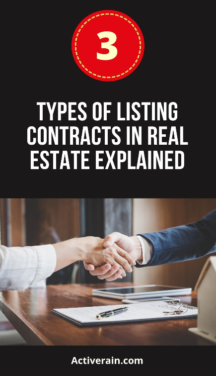 3 Types of Listing Contracts in Real Estate Explained