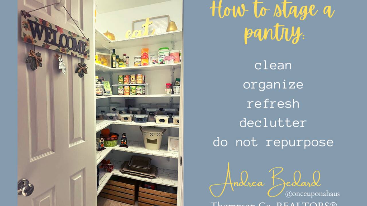 How to stage your pantry when selling your home