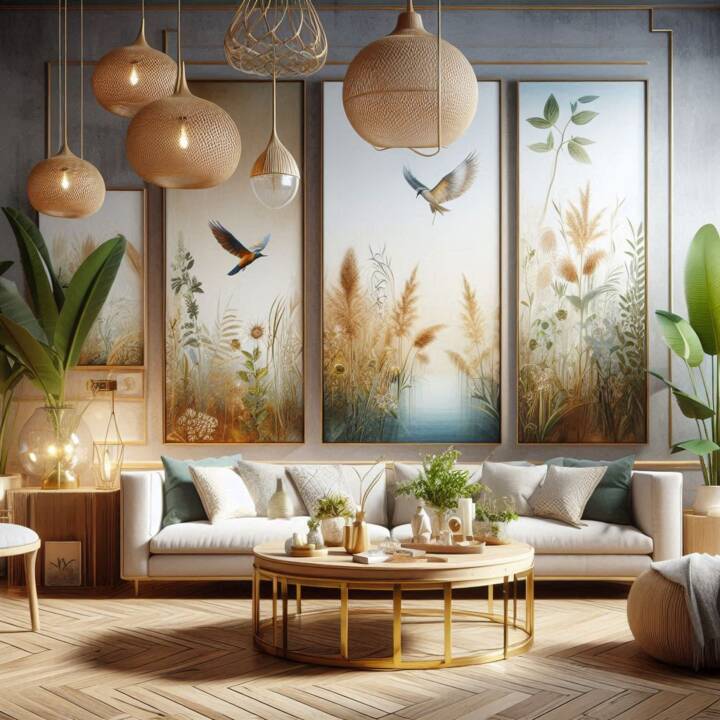 Nature-Inspired Art: Transform Your Living Spaces