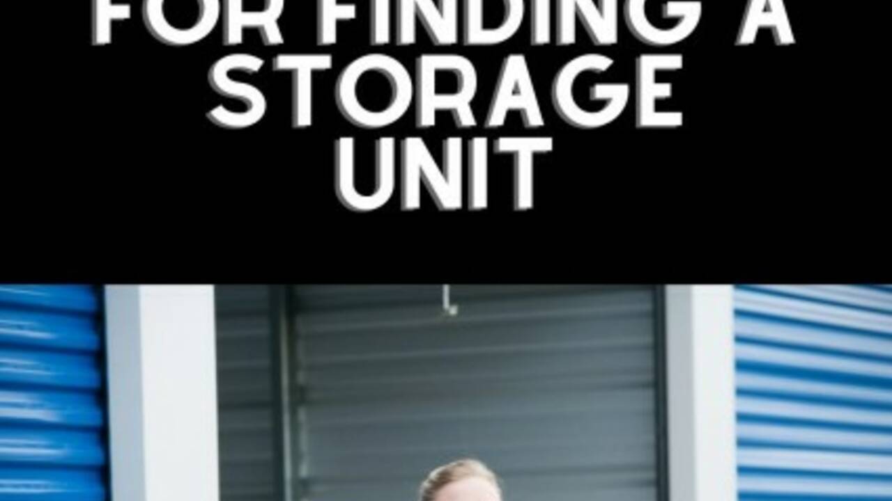 How to Find A Storage Unit