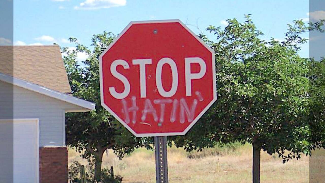 STOP HATIN'.