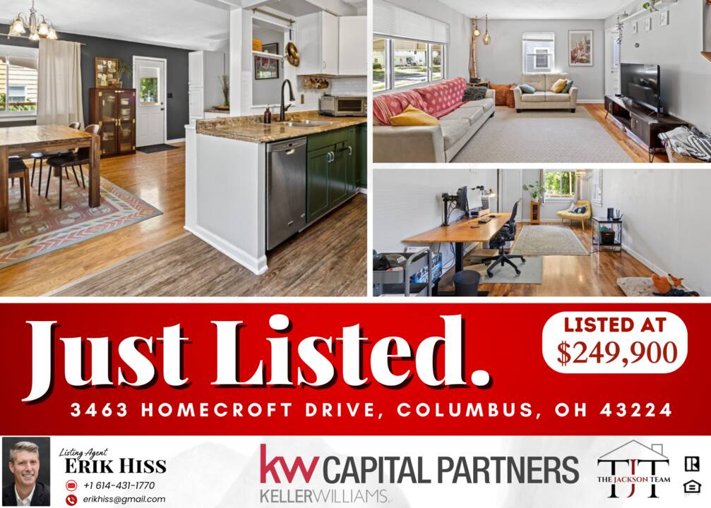 JUST LISTED: 3463 Homecroft Drive, Columbus, OH 43224