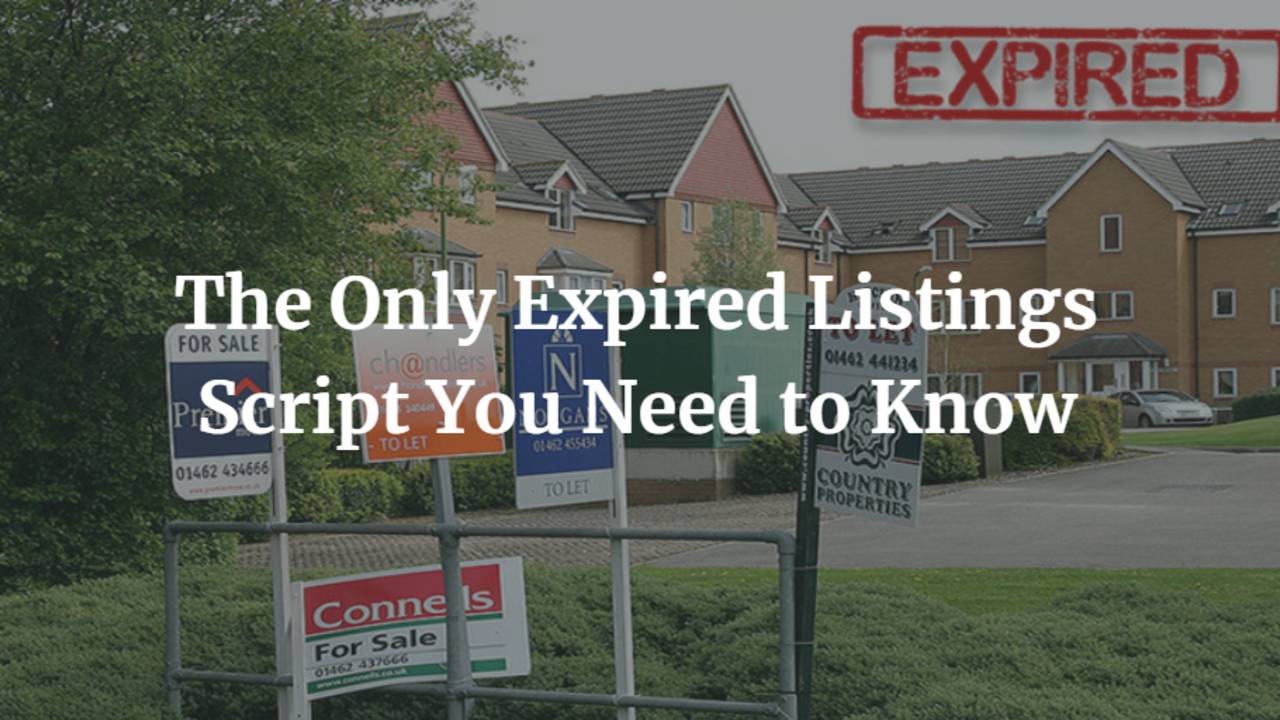 The Only Expired Listings Script You Need to Know