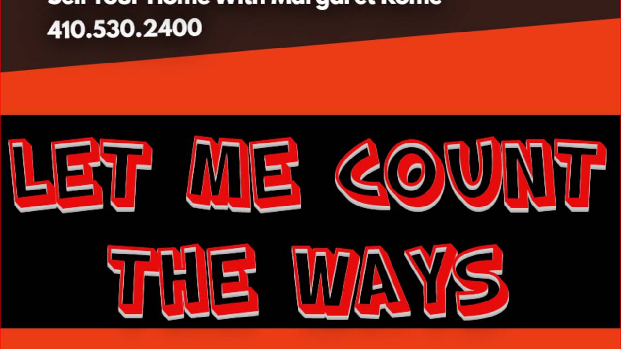 Let Me Count The Ways