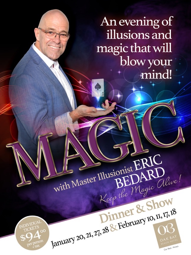 ONE OF CANADA'S TOP MAGICIAN ERIC BEDARD VICTORIA SHOW