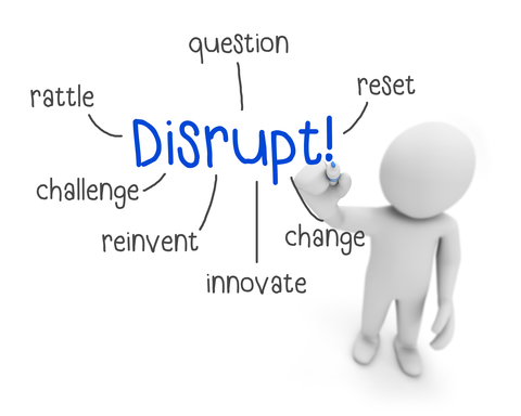 DISRUPT THE DISRUPTOR....
