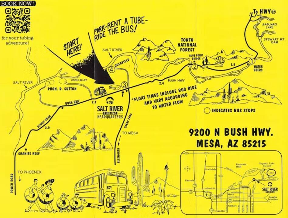 Salt River Tubing Starts Sunday May 5 in Mesa Arizona!
