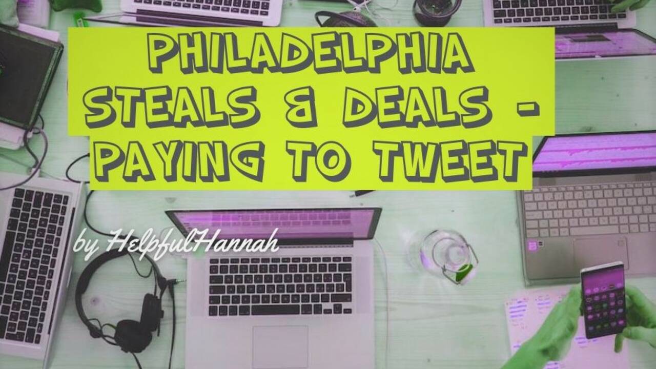 Philadelphia Steals & Deals Paying to Tweet by HelpfulH