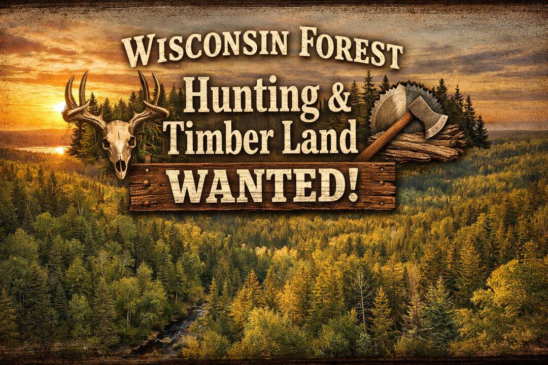 JACKSON COUNTY WISCONSIN FOREST HUNTING & TIMBER LAND W