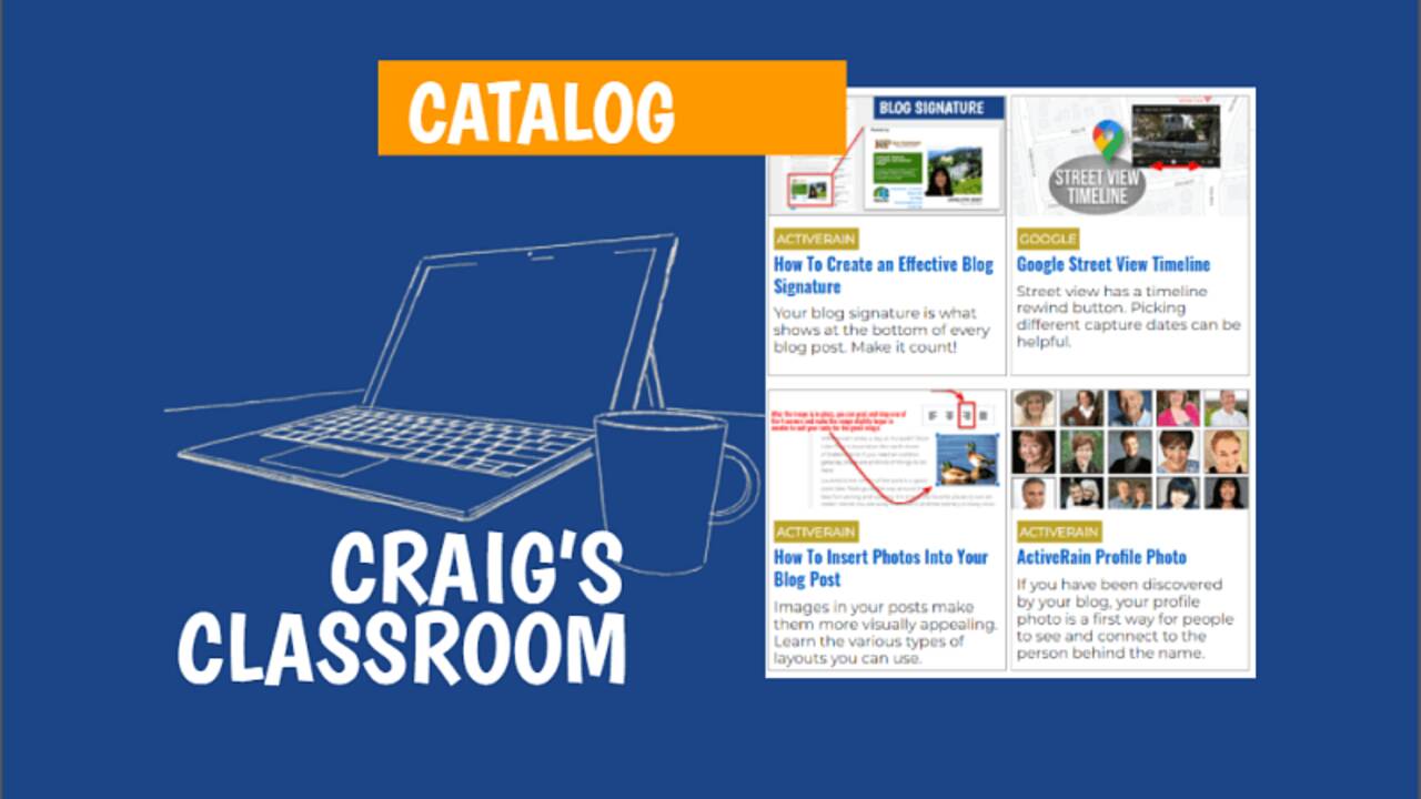 Craig's Classroom Catalog 2022