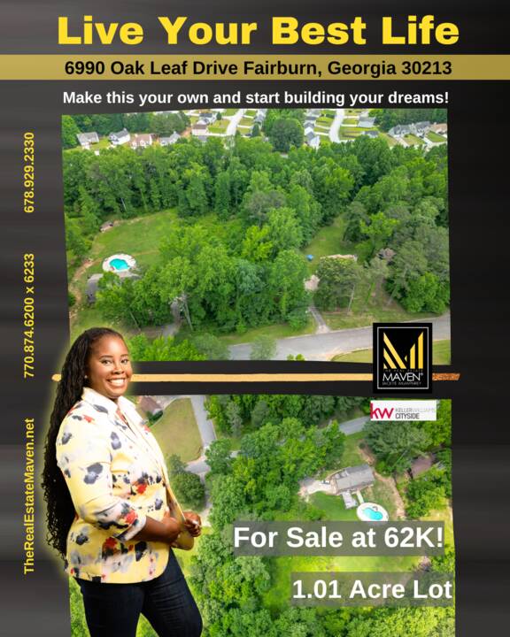 LIVE YOUR BEST LIFE in Fairburn, GA! - Call "The Maven"