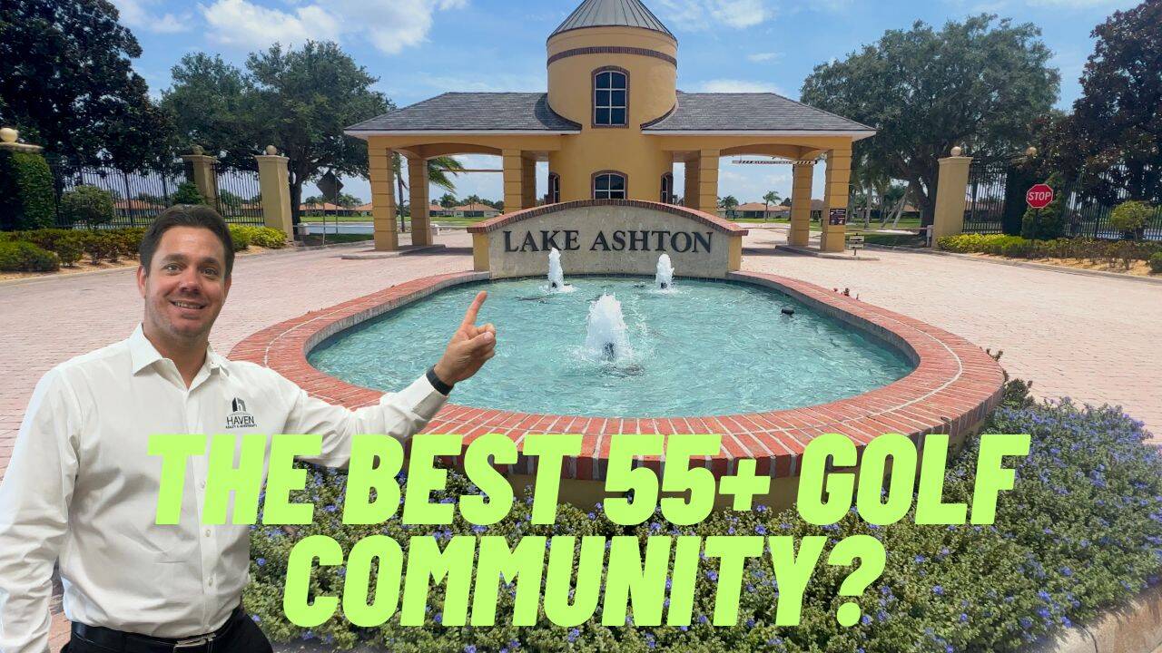 Let's go on a tour of Lake Ashton, Best 55+ Community!