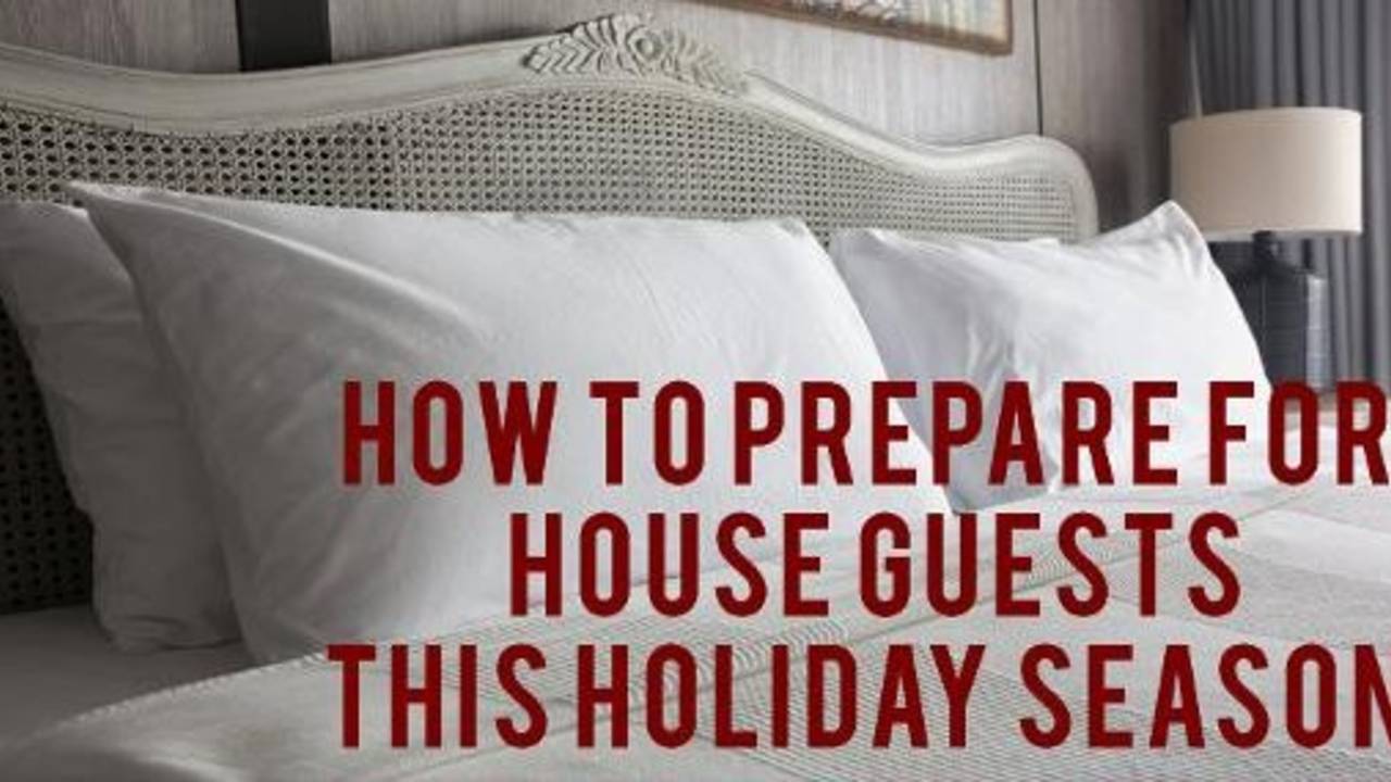 Hosting house guest like a pro.