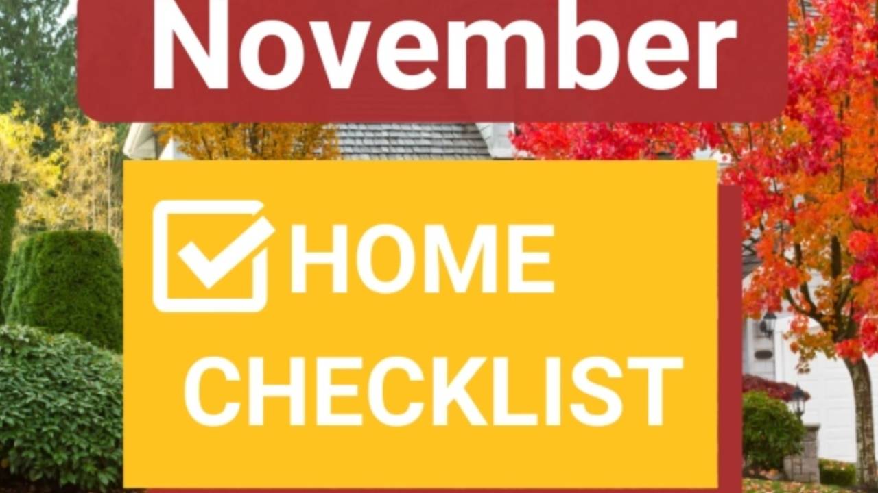 November Home Maintenance And Safety Check List