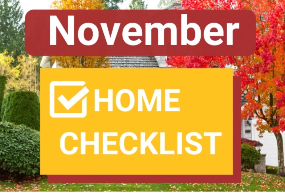 November Home Maintenance And Safety Check List
