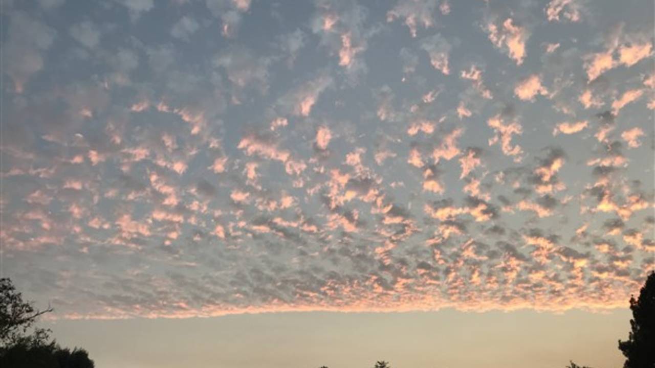 Sunset and SunRise in Silicon Valley with brush fire