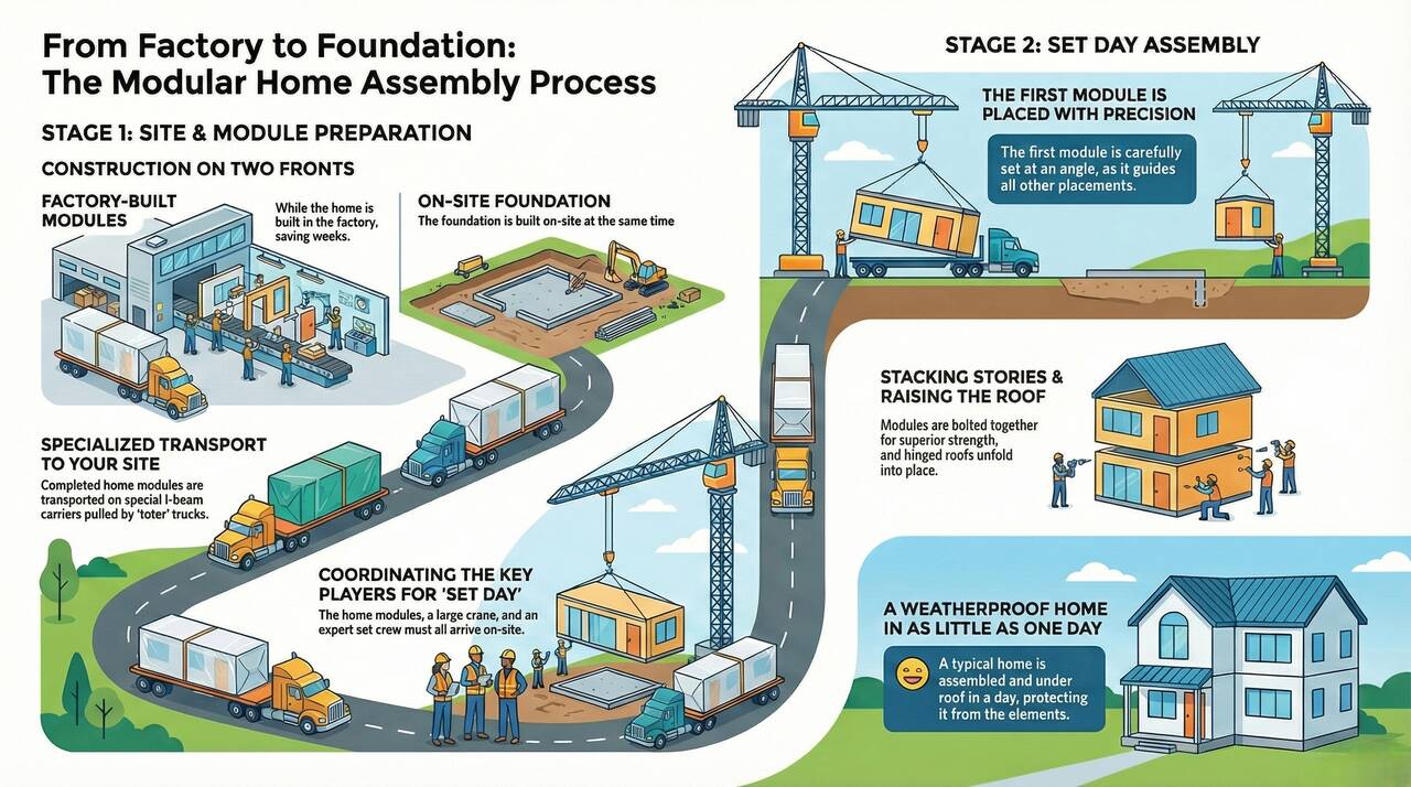 The Modular Home Delivery Process