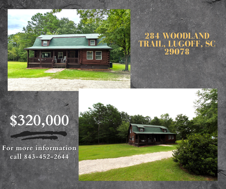 Take a tour of this solid log home, nestled on 5 acres