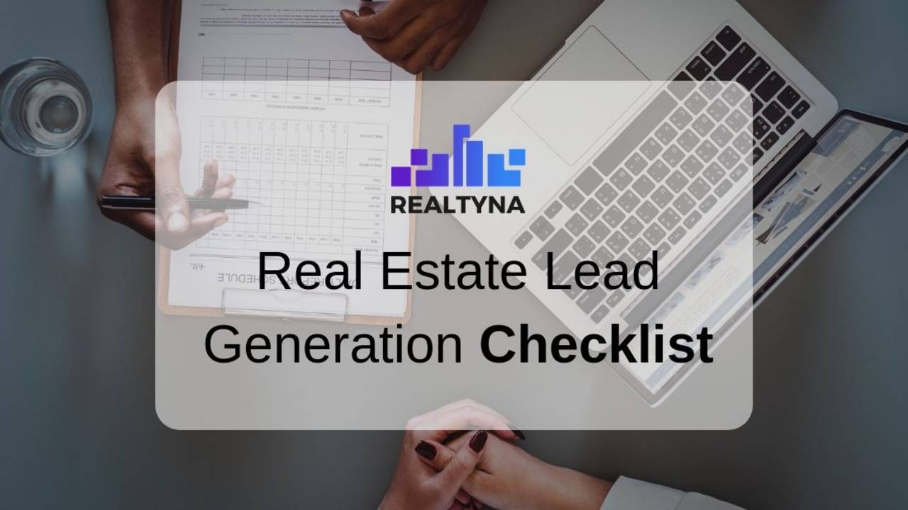 SNEAK PEAK: Real Estate Lead Generation Checklist
