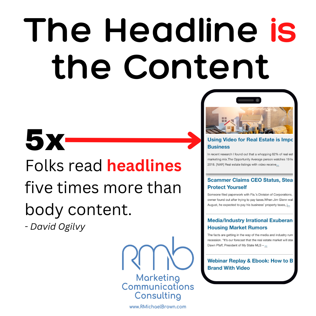 Five Rules for Writing Real Estate Headlines