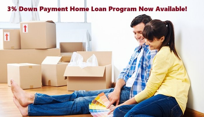 3% Down Payment Home Loan Program