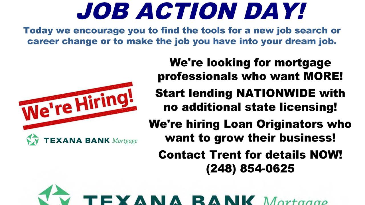 Today is Job Action Day! And We're Hiring! Lend Natio