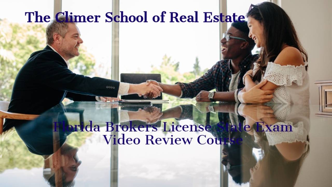 Florida Broker's License State Exam Video Review Course