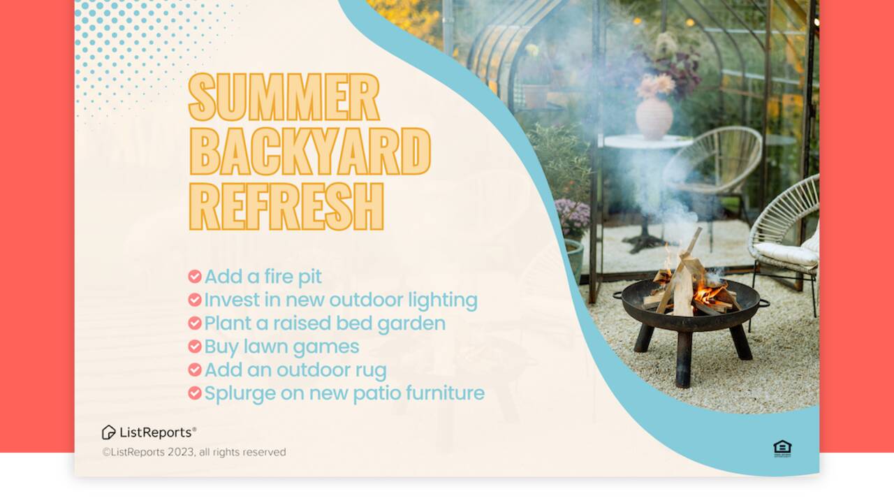 summer backyard refresh