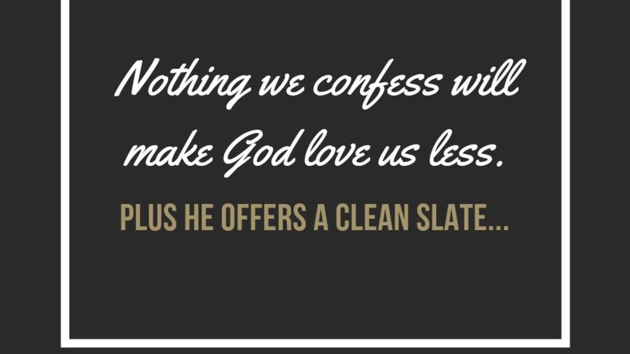 [The Daily Message] A Clean Slate....