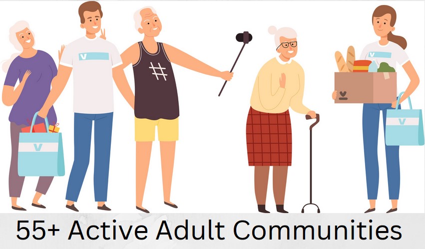 Where are the 55+ Active Communities on the East Side o