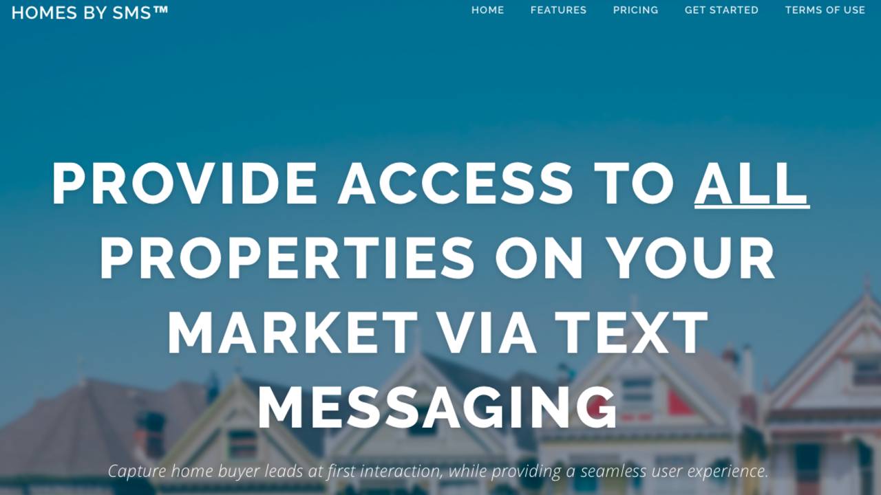 HomesBySMS.com is now available on 3 MLS markets